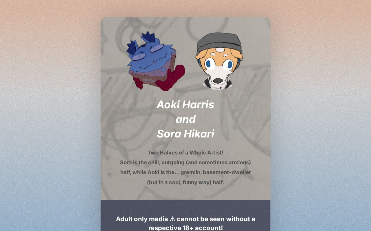 Sora Hikari and Aoki Harris Draw!